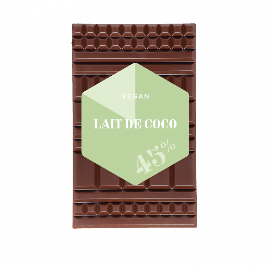 Tablette Lait de Coco Chocolat au Lait 45% | Le Chocolat Alain Ducasse