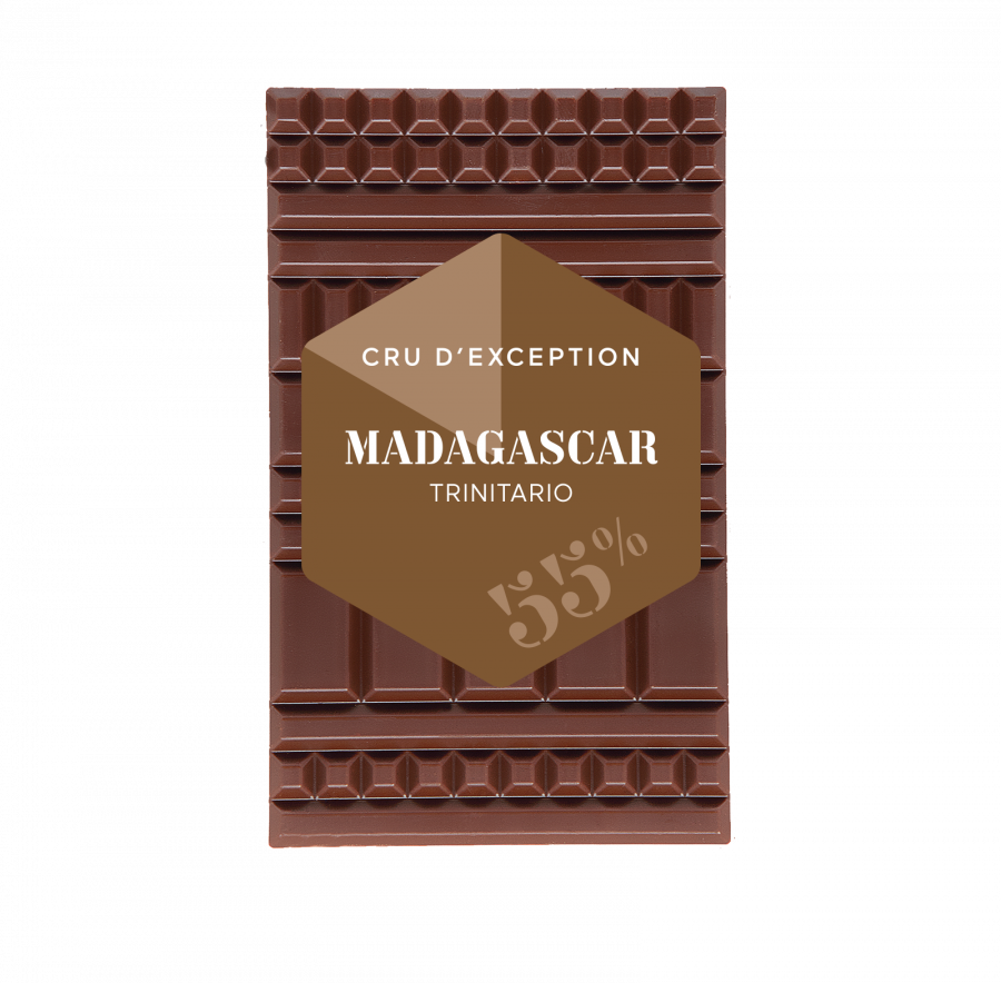 Milk Chocolate Bar Rustic Madagascar 45% | Le Chocolate Alain Ducasse
