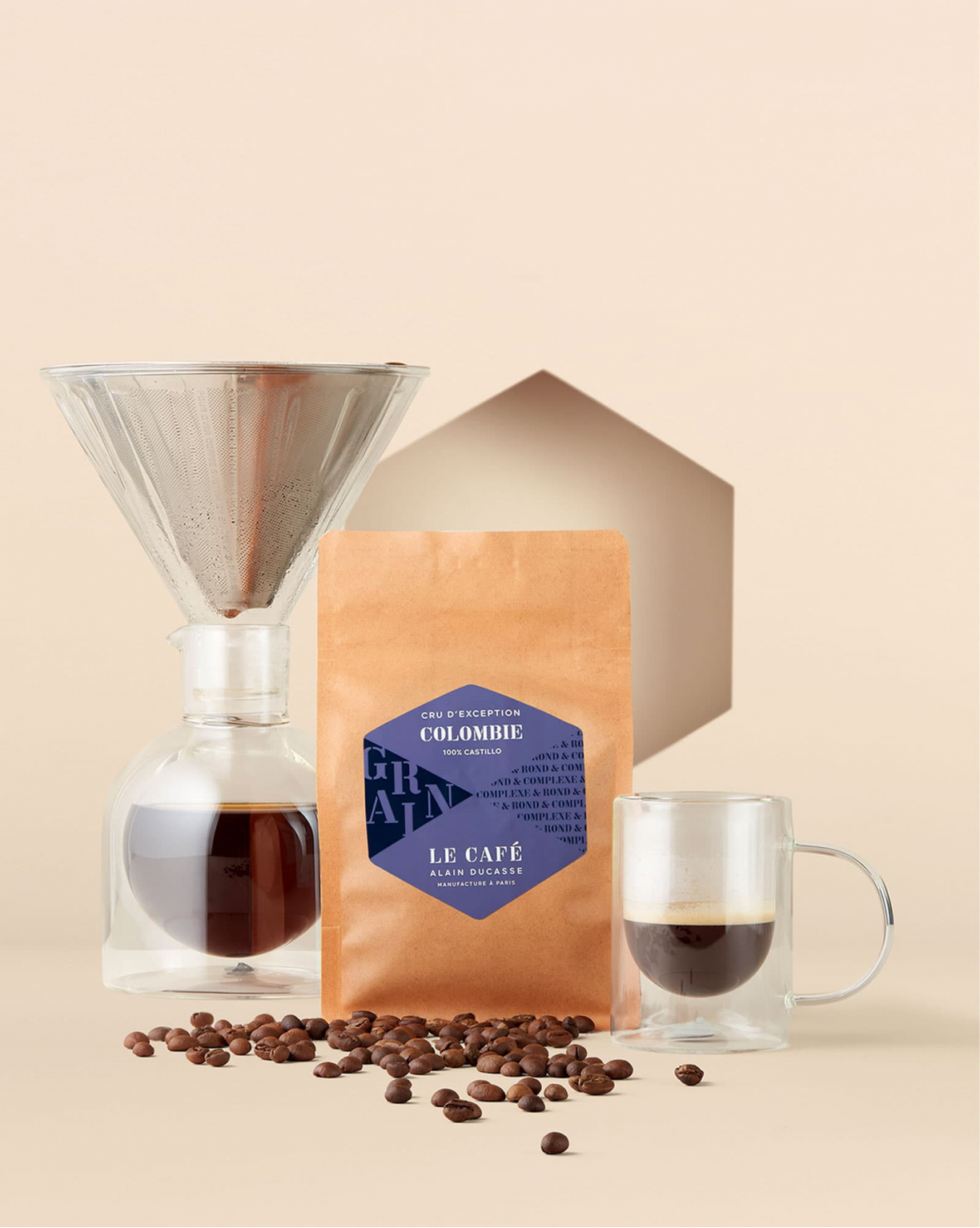 Colombia - Coffee beans 100% Colombia Castillo | Le Café Alain Ducasse