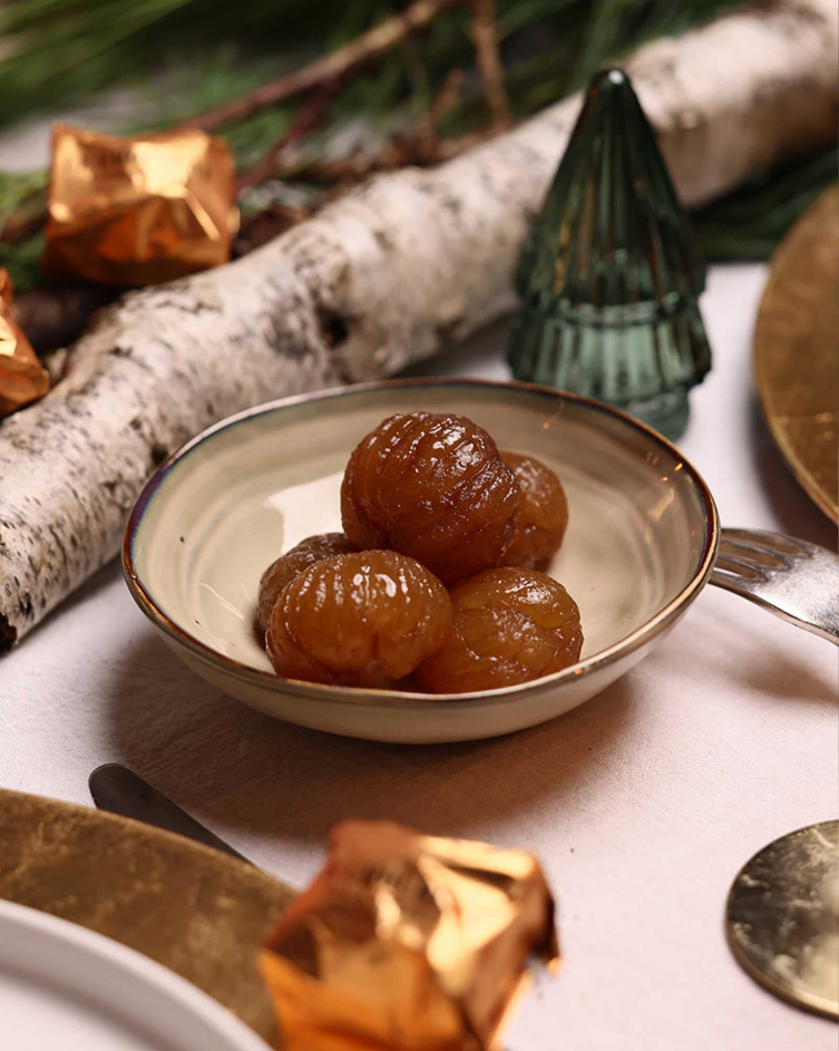 Cocoa-infused candied chestnuts | Le Chocolat Alain Ducasse